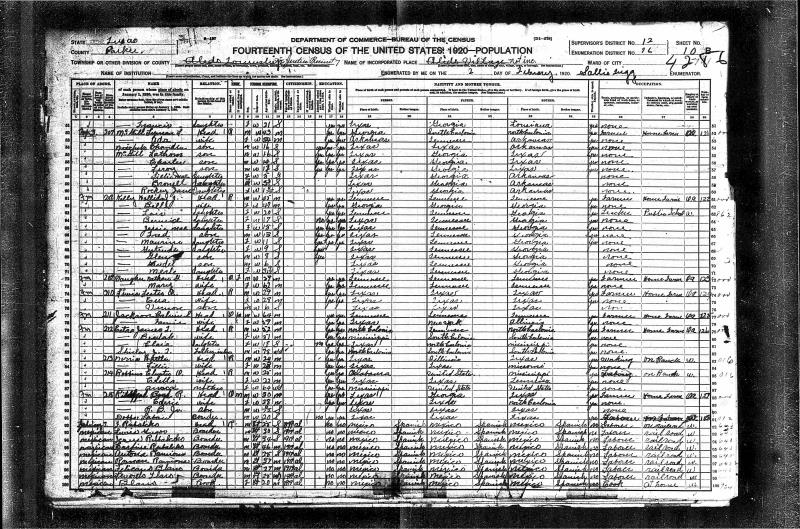 1920 United States Federal Census
