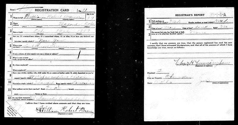 U.S., World War II Draft Registration Cards, 1942