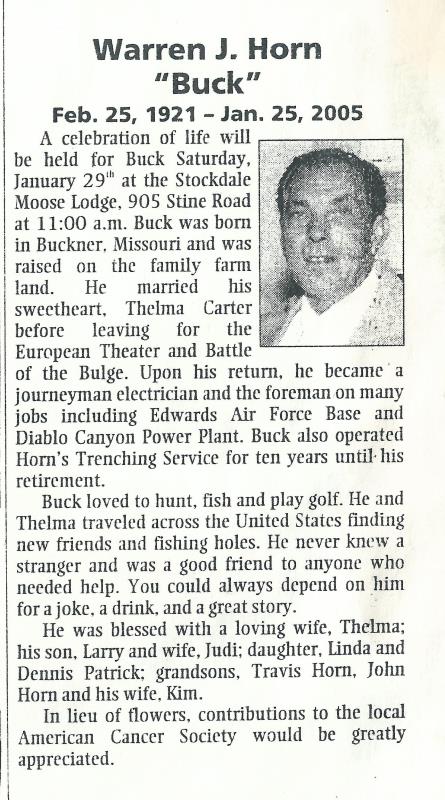 Obituaries from California