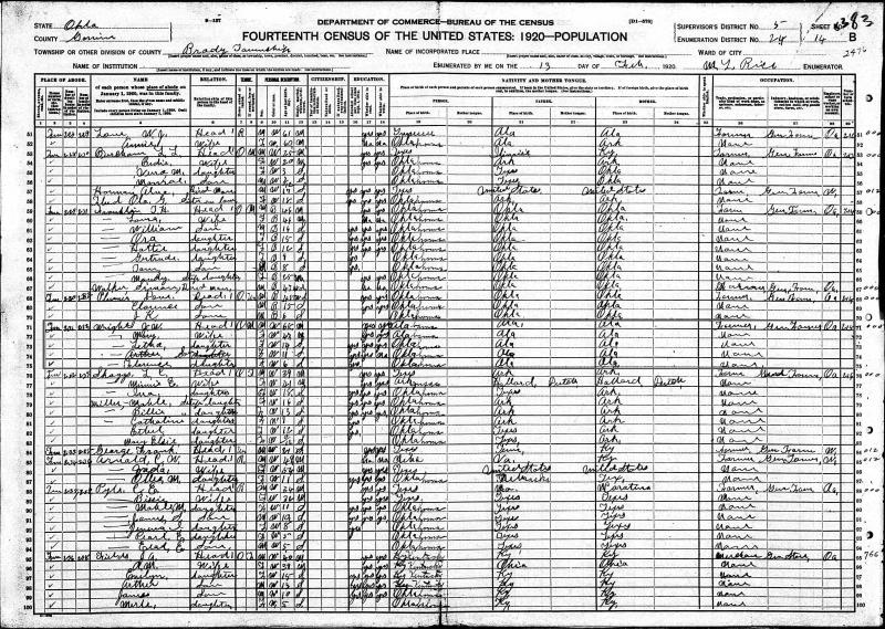 1920 United States Federal Census